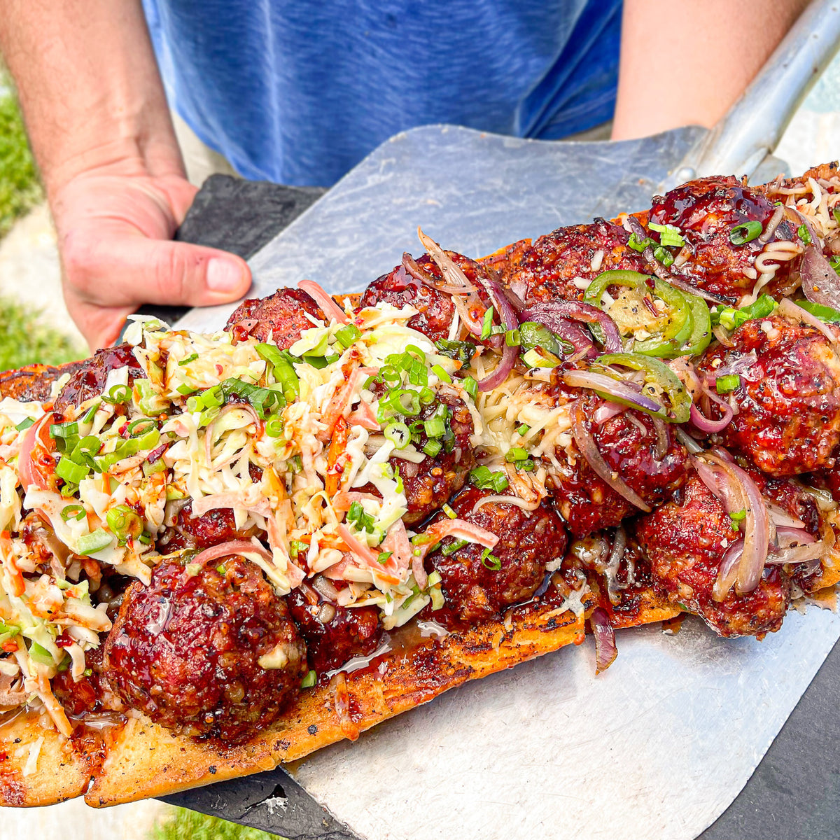 MEGA BBQ Meatball Sandwich – Marble Ridge Specialty Farms